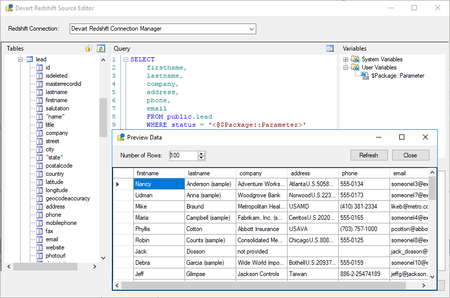 Redshift SSIS Components - Visual Studio Marketplace