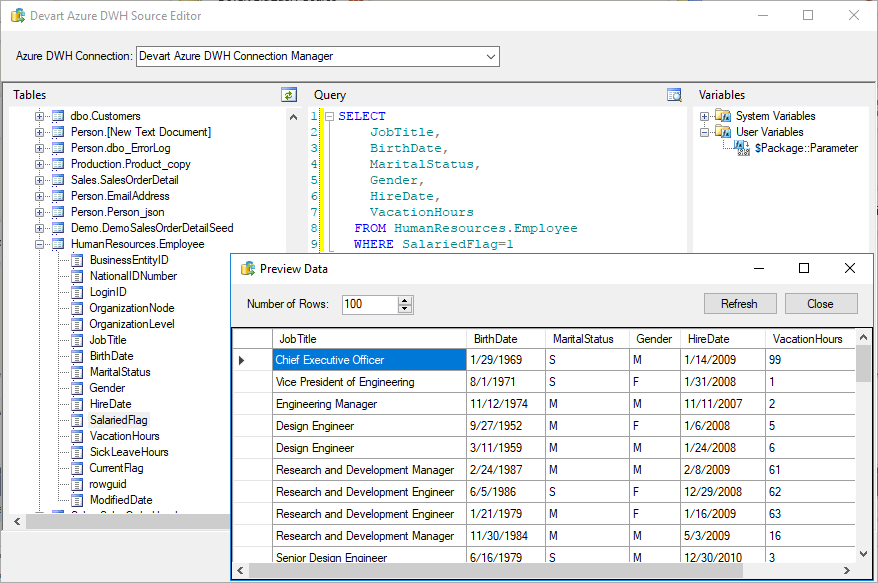 Devart SSIS Data Flow Components for Azure SQL Data Warehouse - Visual Studio Marketplace