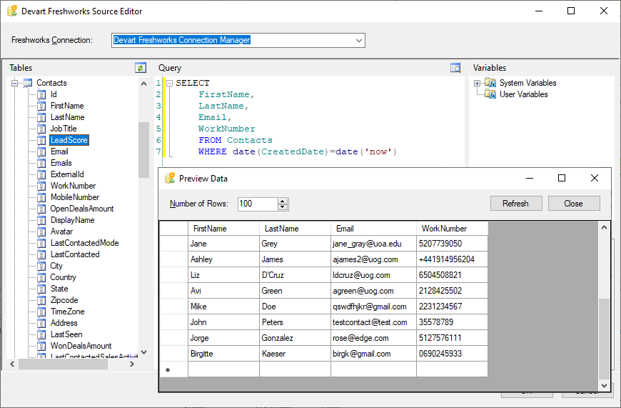 Devart SSIS Data Flow Components for Freshworks CRM - Visual Studio Marketplace