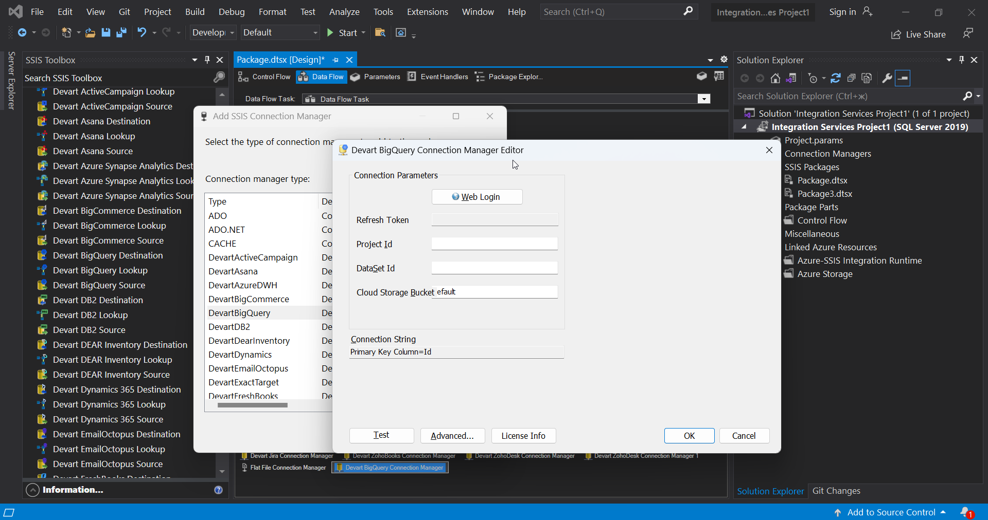 BigQuery SSIS Components - Visual Studio Marketplace