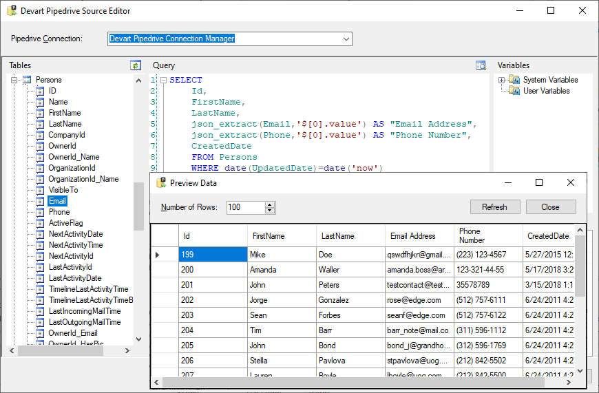 Devart SSIS Data Flow Components for Pipedrive - Visual Studio Marketplace