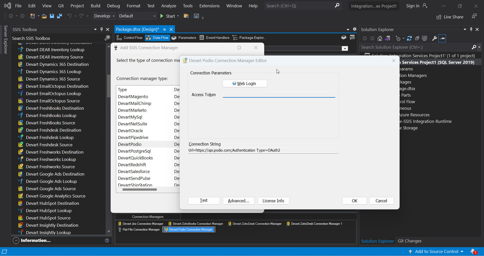 Podio SSIS Components - Visual Studio Marketplace