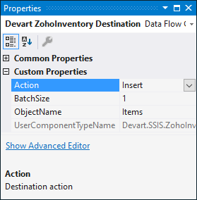 Devart SSIS Data Flow Components for Zoho Inventory - Visual Studio Marketplace